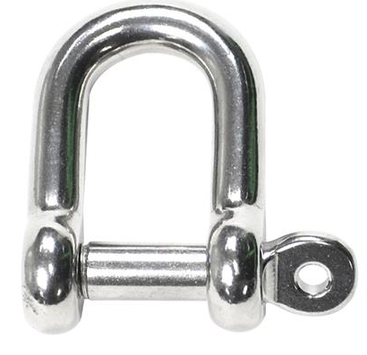 G316 STAINLESS STEEL D SHACKLES – The Riggers Loft